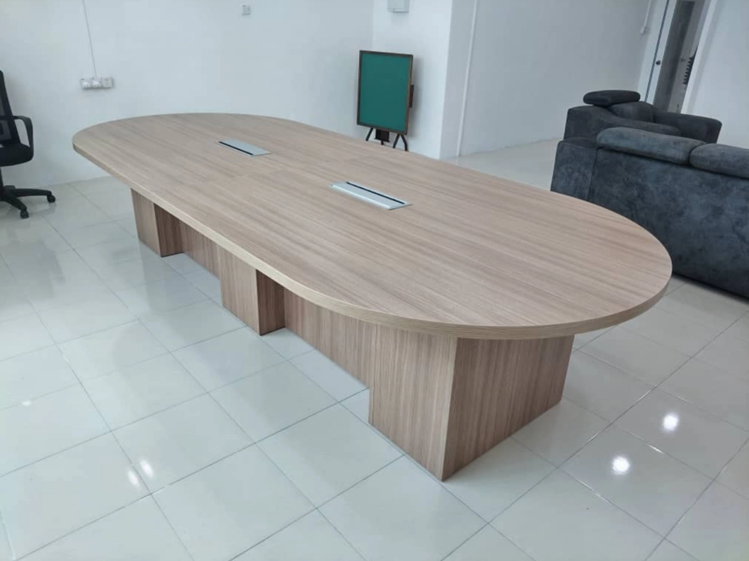 Luxury Series - MT-V210 Oval meeting table - Office Furniture Direct