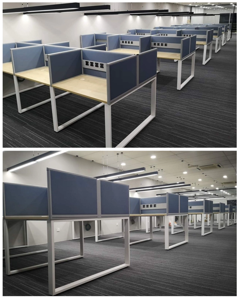 divider with trunking 1 - Office Furniture Direct